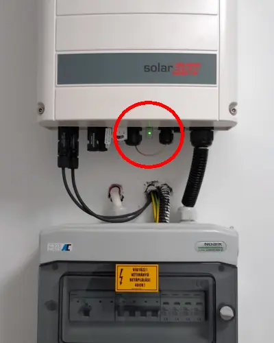 Solaredge LED kódok jelentése, értelmezése.